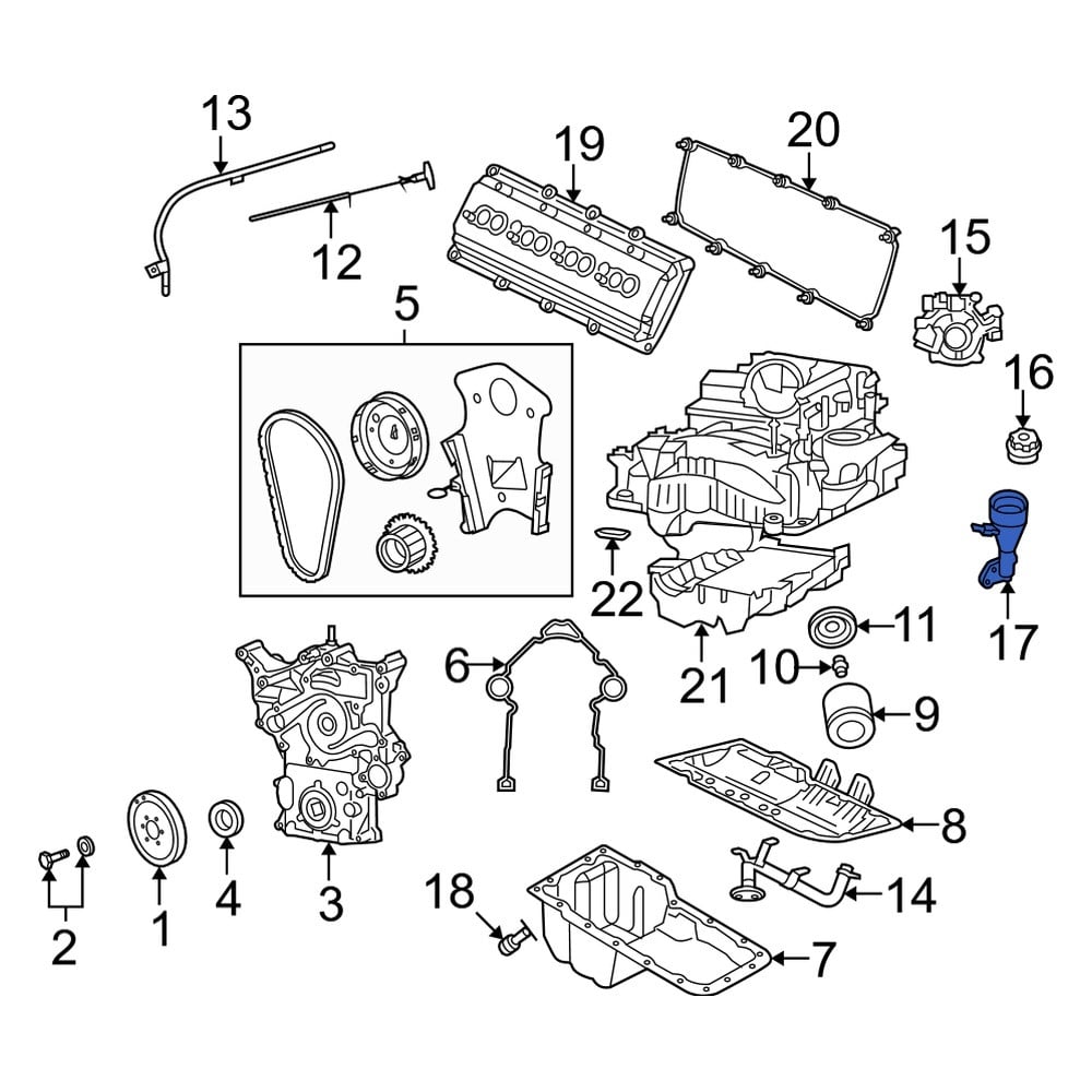 Dodge OE 53020887AD - Engine Coolant Thermostat Housing