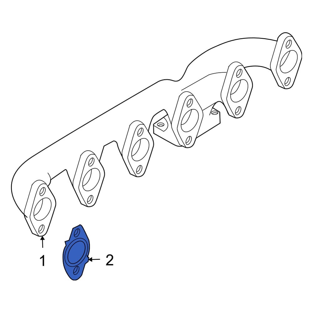 Dodge OE 5045496AA - Right Exhaust Manifold Gasket