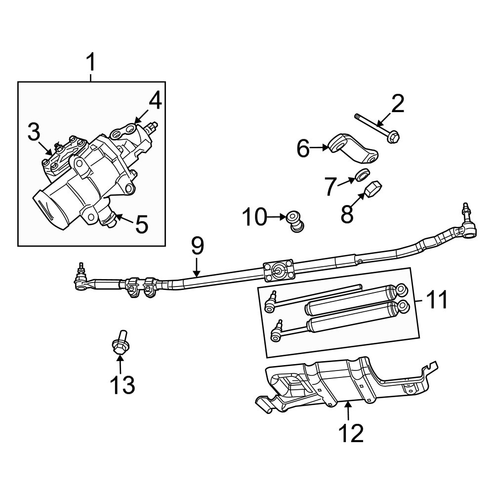 Dodge OE 68170214AB - Steering Gear Box