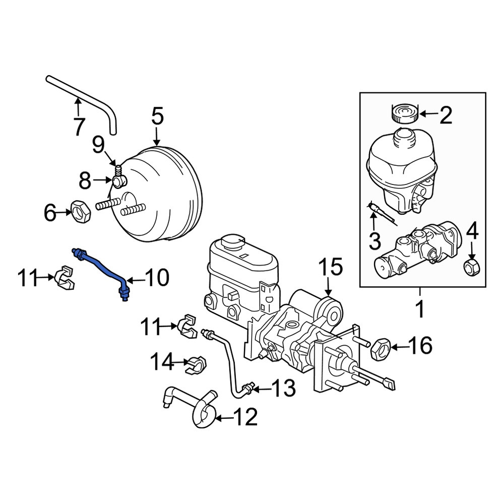 Dodge OE 52010337AB - Brake Hydraulic Line