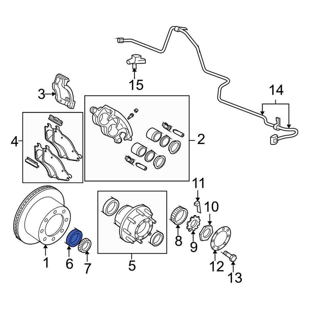 Dodge OE 5086983AA - Rear Wheel Seal