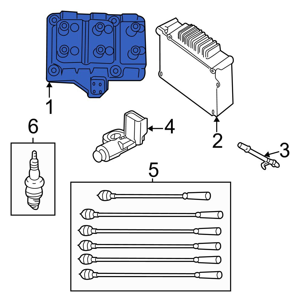 Dodge OE 56032520AF - Ignition Coil