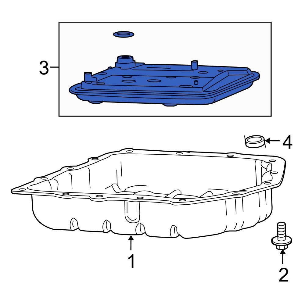 Dodge OE 4864505AB - Transmission Oil Filter
