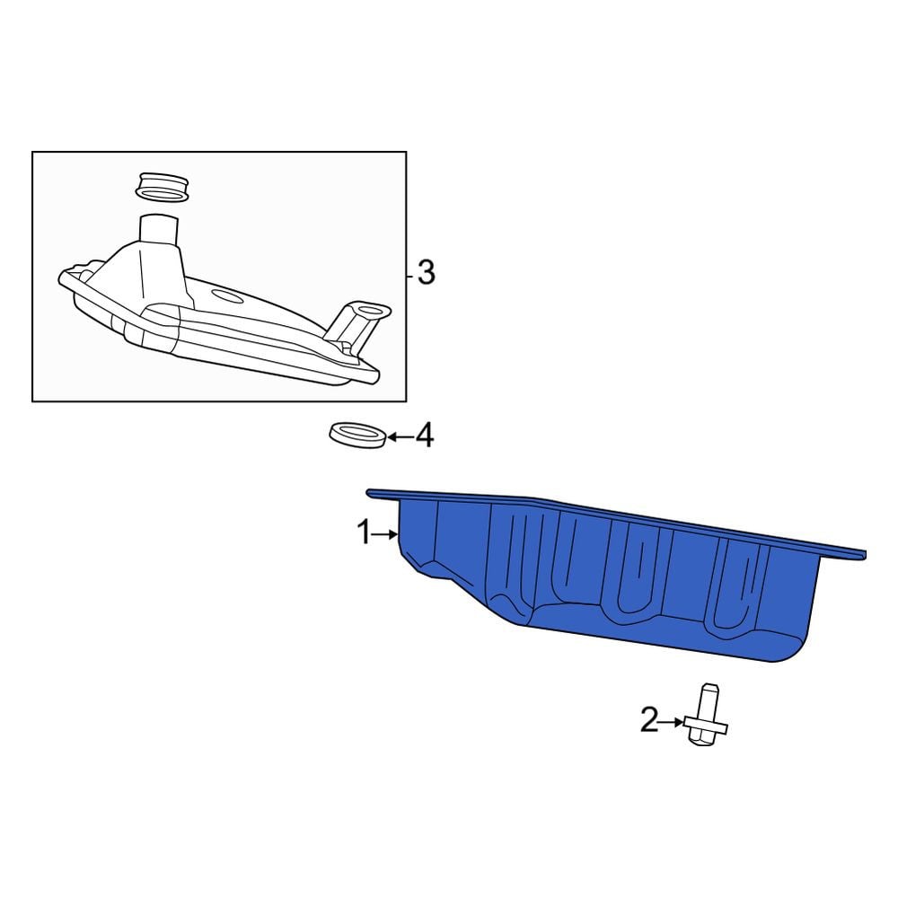 Dodge OE 5078556AA - Transmission Oil Pan