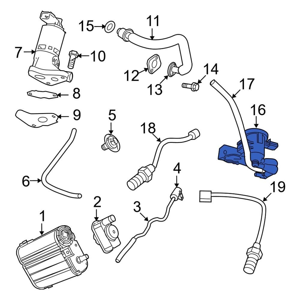 Dodge OE 4891731AC - Vapor Canister Purge Solenoid