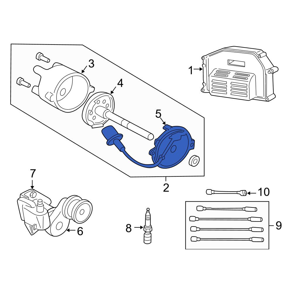 Dodge OE 56041030 - Ignition Hall Effect Switch