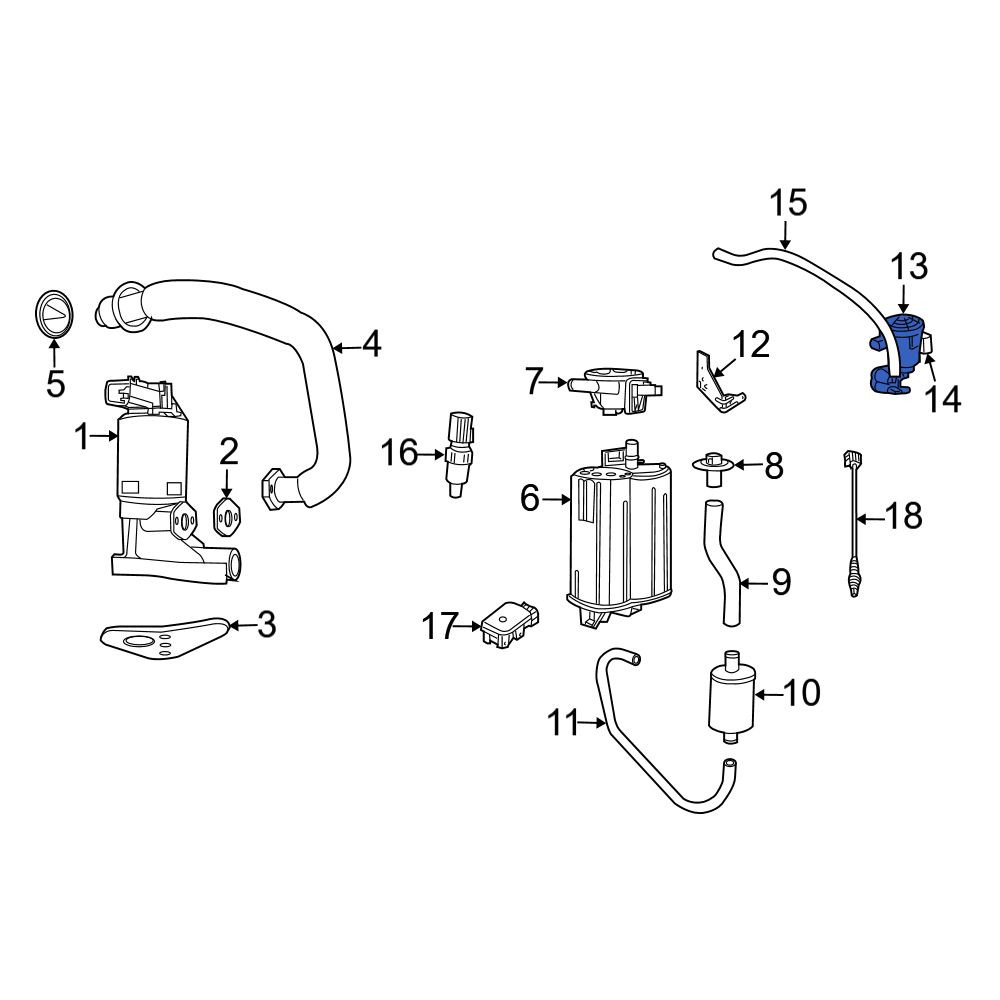 Dodge OE 4891739AB - Vapor Canister Purge Solenoid