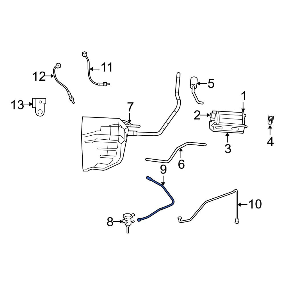 Dodge OE 52125202AD - Evaporative Emissions System Lines