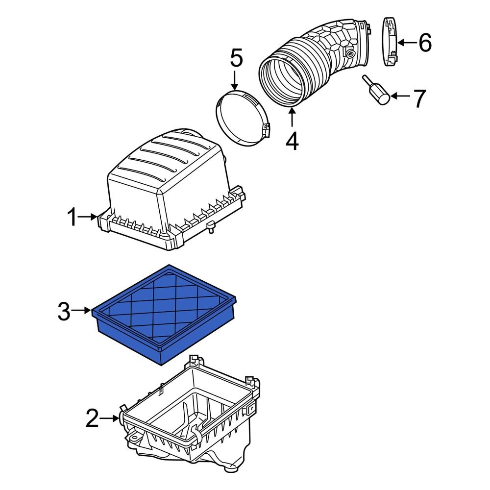 Dodge OE 4861756AA - Engine Air Filter