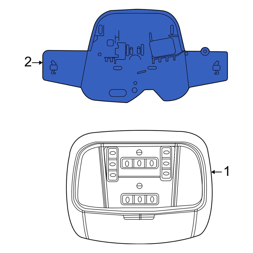 Dodge OE 55057326AC - Console Bracket