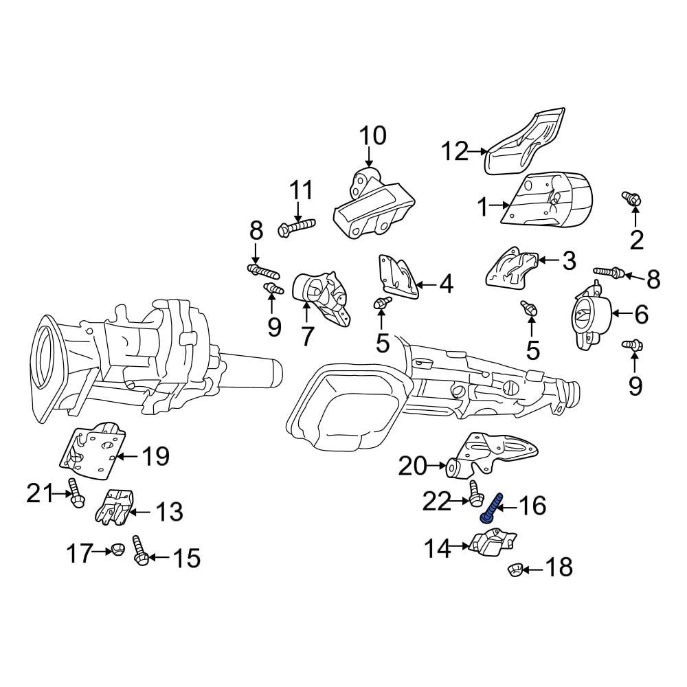 Dodge OE 6033358 - Manual Transmission Mount Bolt