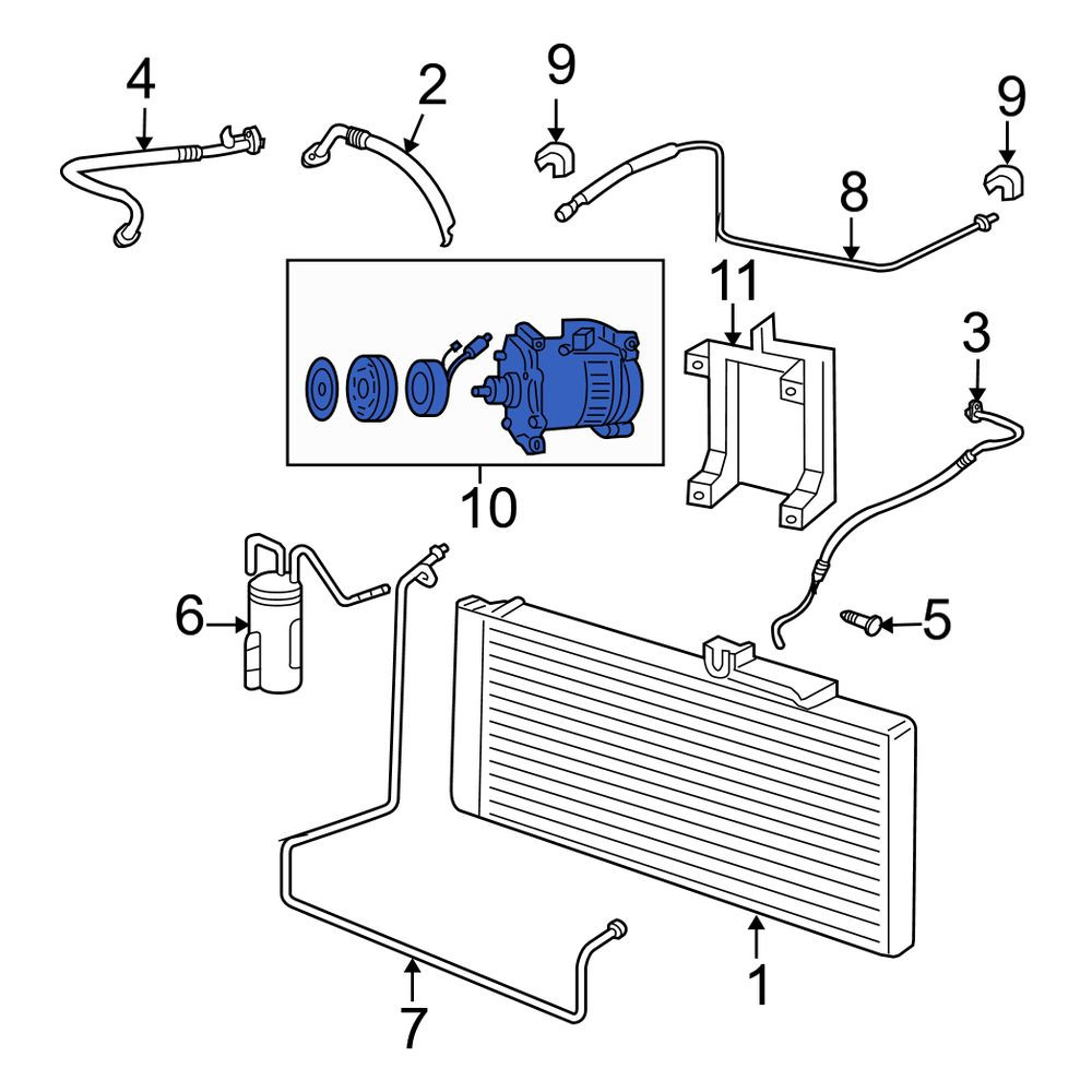 Dodge OE 57009385AA - A/C Compressor