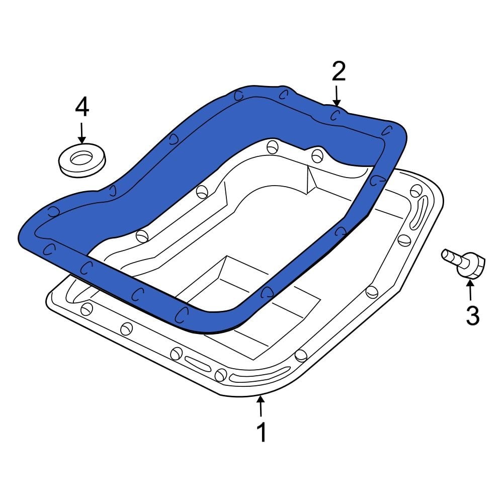 Dodge OE 2464324AD - Transmission Oil Pan Gasket
