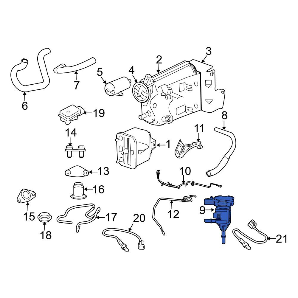 Dodge OE 4891739AB - Vapor Canister Purge Solenoid