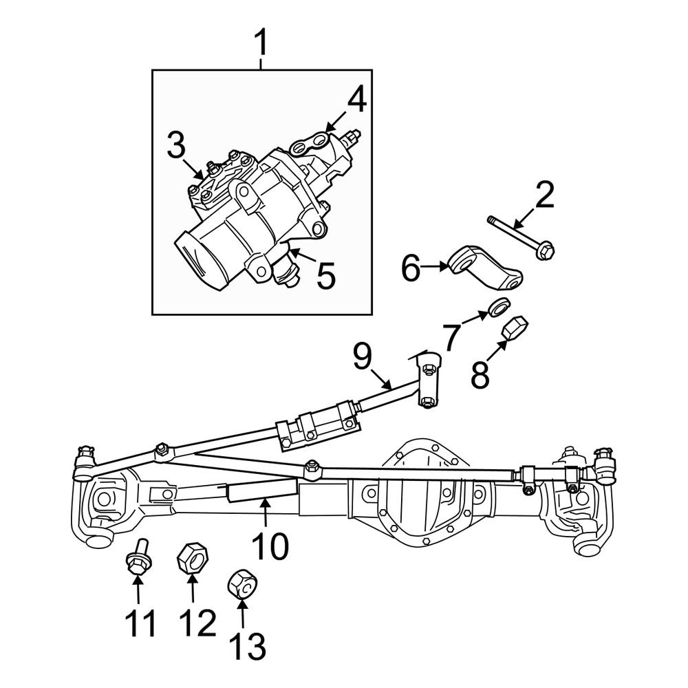 Dodge OE 68170214AB - Steering Gear Box