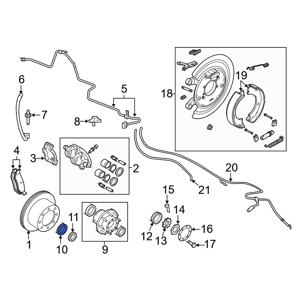 Dodge OE 5086983AA - Rear Wheel Seal