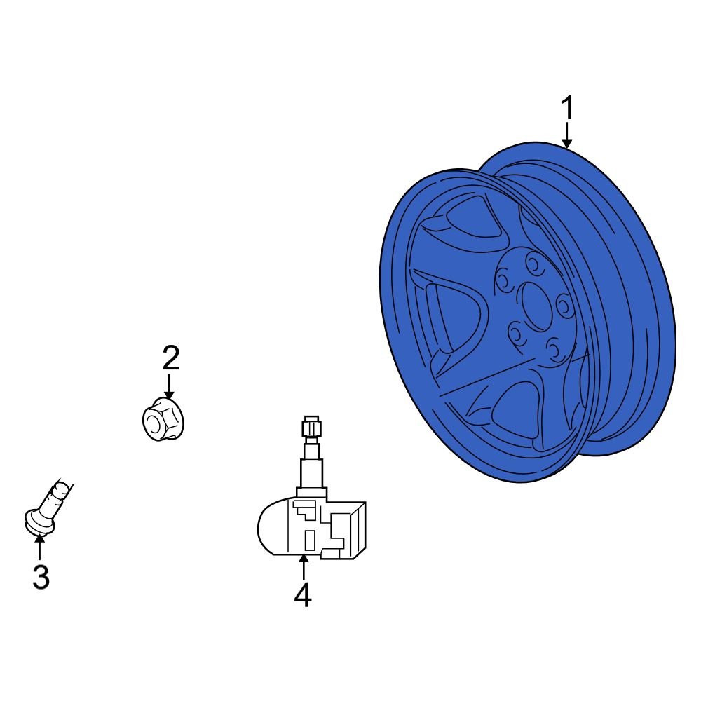 Dodge OE 5GY15S4AAC - Wheel