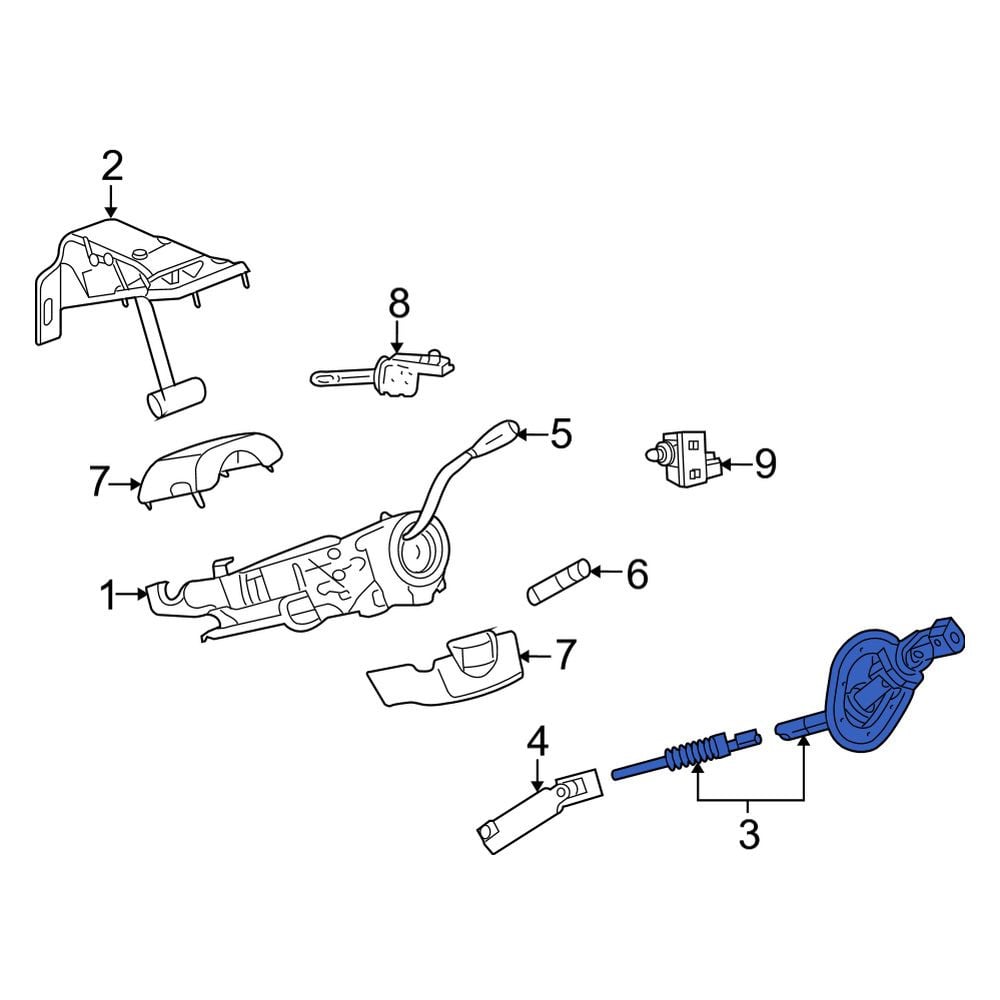 Dodge OE 55351302AN - Upper Steering Shaft