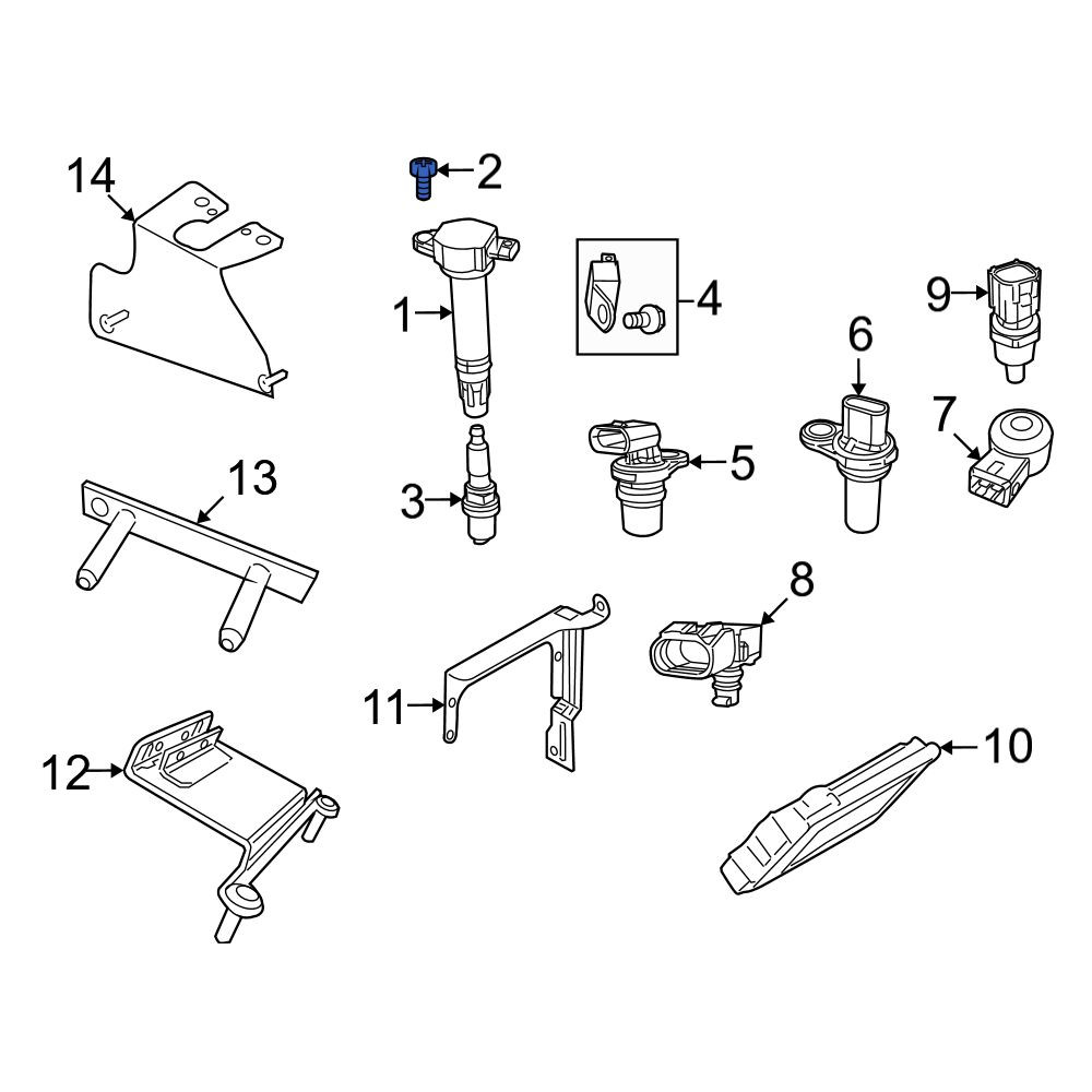 Dodge OE 6104142AA - Ignition Coil Screw