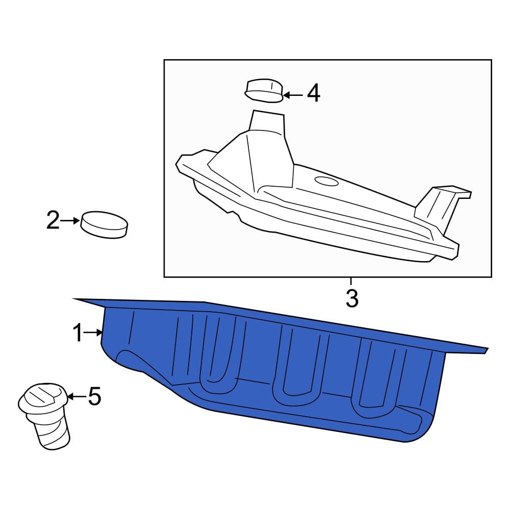 Dodge OE 5078556AA - Transmission Oil Pan