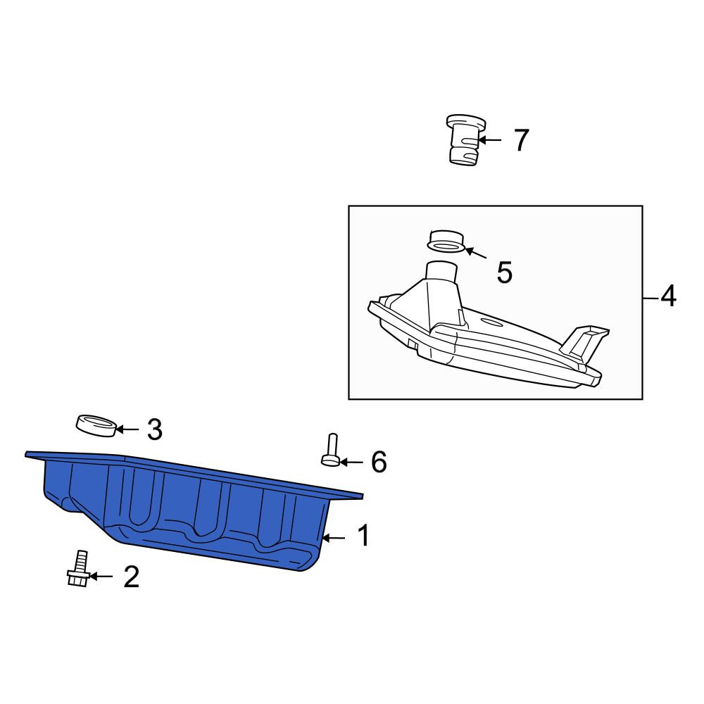 Dodge OE 5078556AA - Transmission Oil Pan