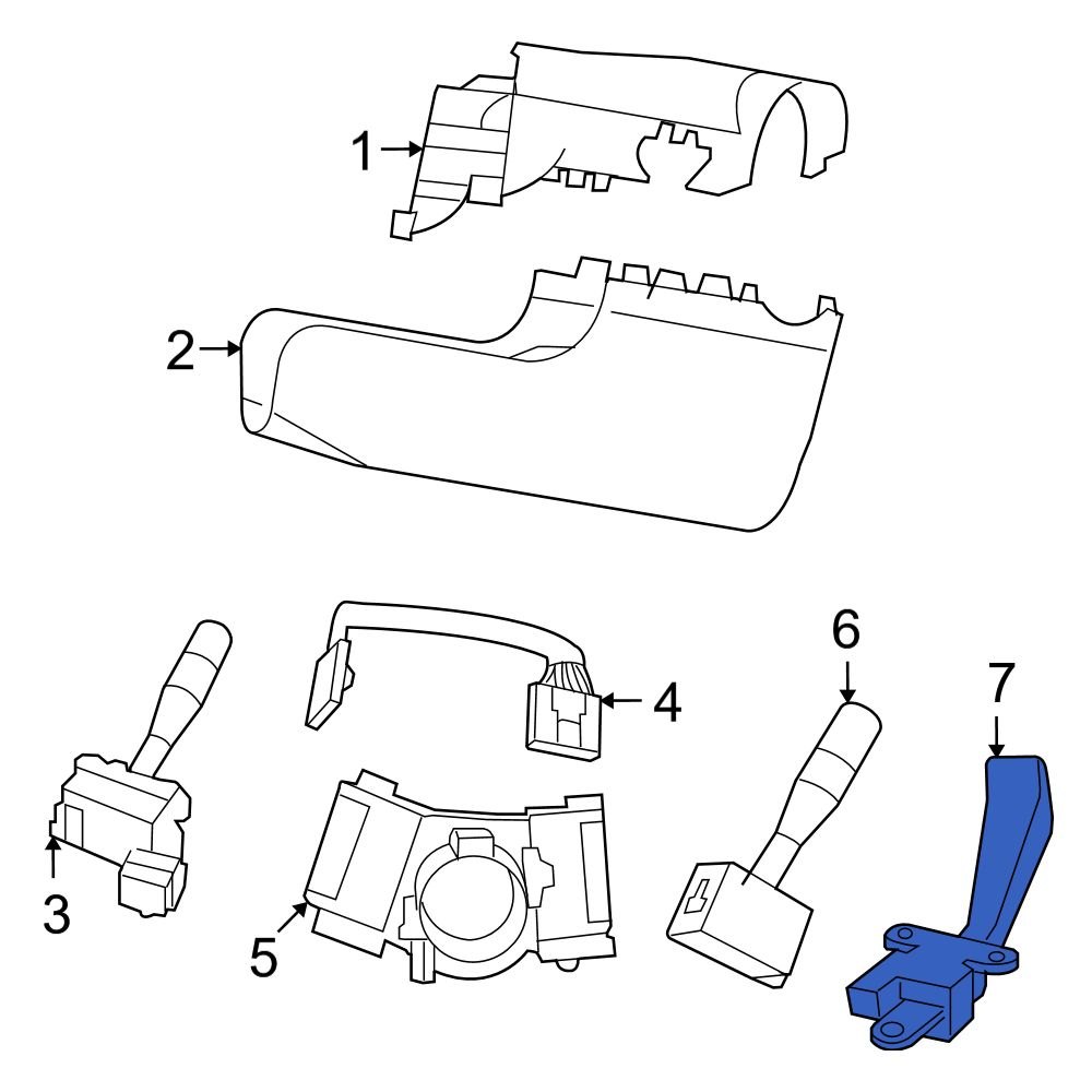 Dodge OE 4671929AC - Cruise Control Switch