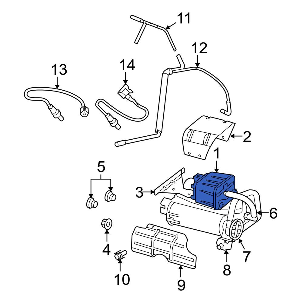 Dodge OE 5147158AA - Vapor Canister