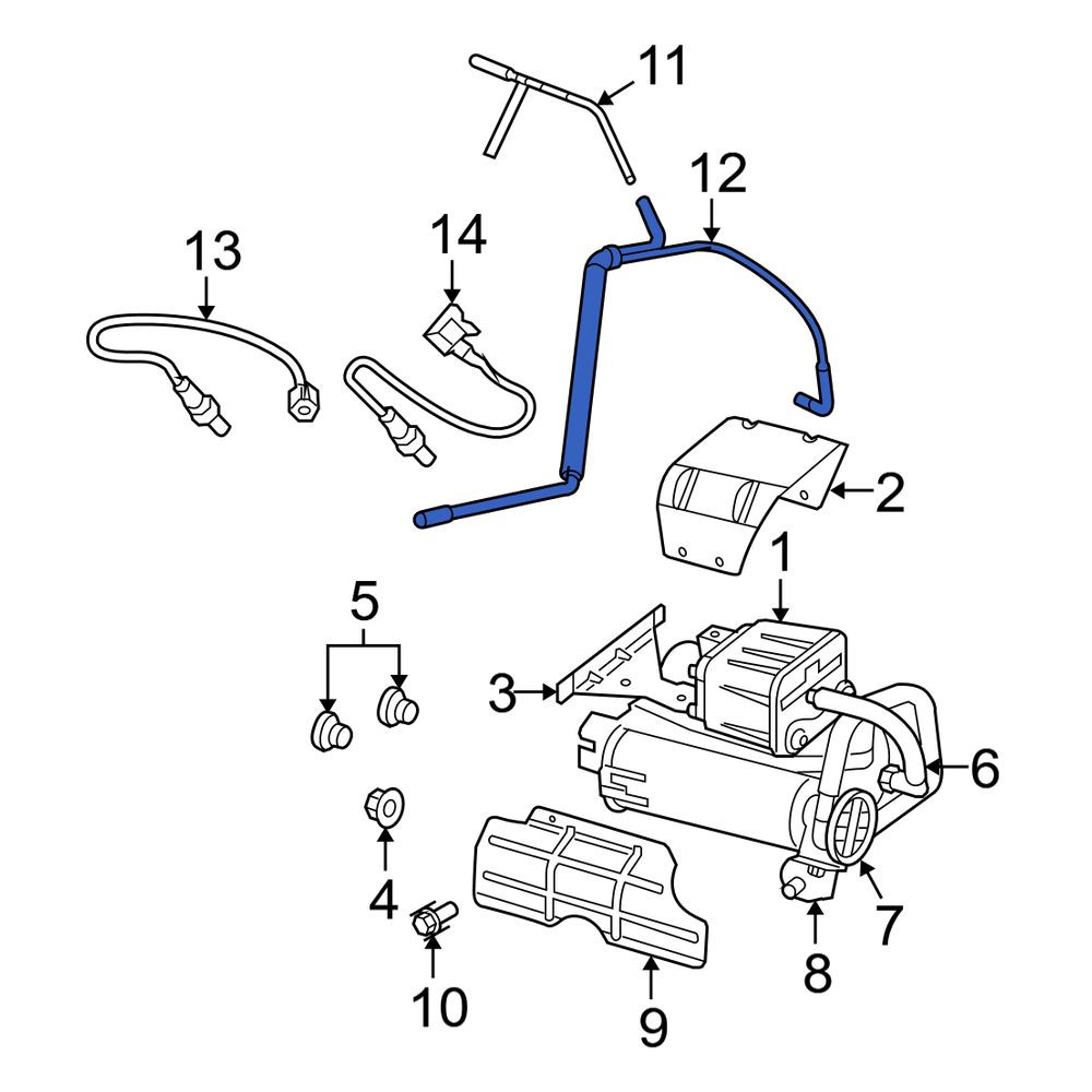 Dodge OE 55398361AA - Evaporative Emissions System Lines