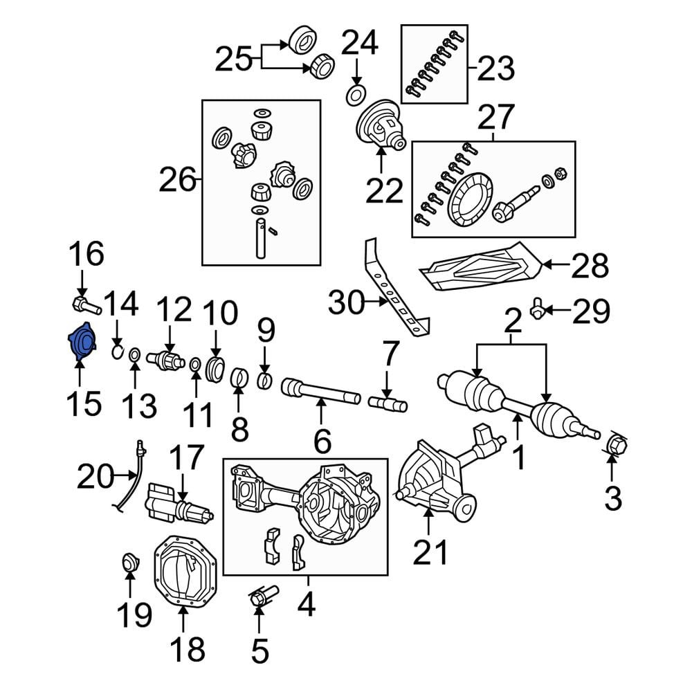 Dodge OE 52114377AC - Front Right Drive Axle Shaft Seal
