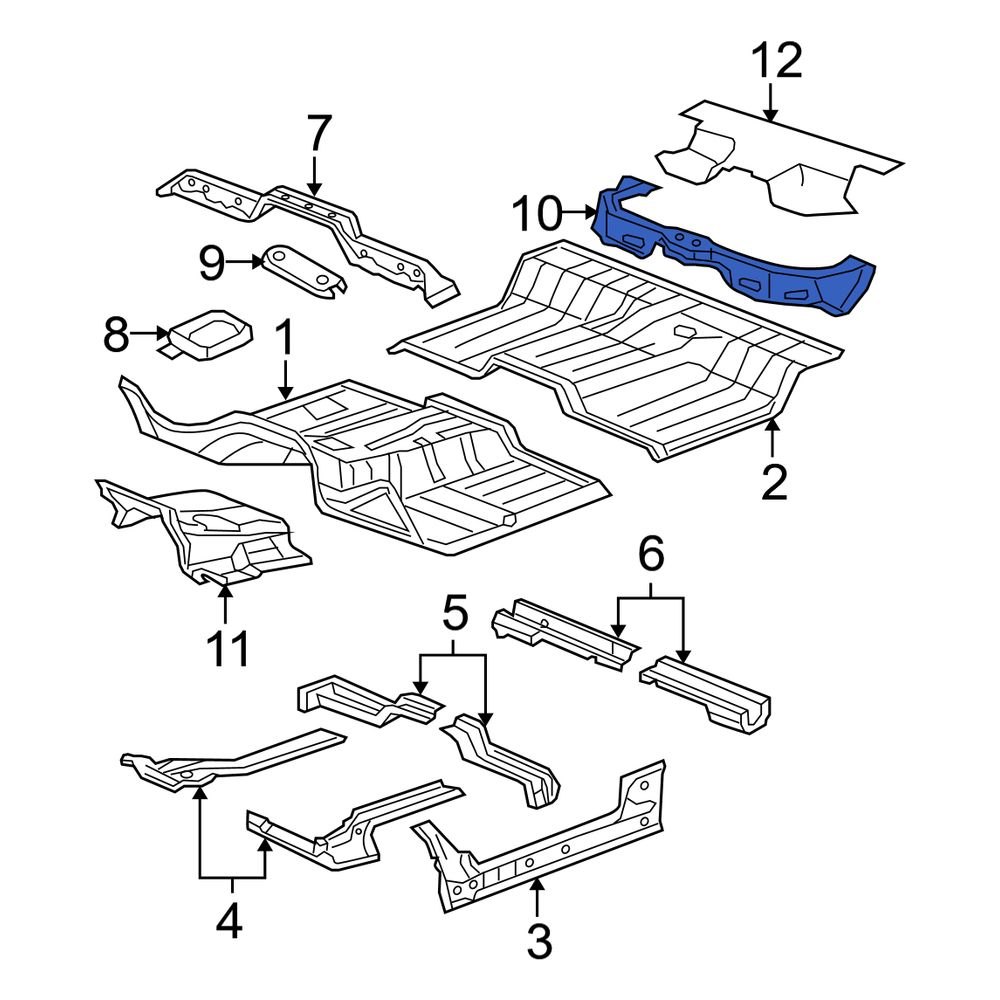 Dodge OE 68142523AB - Rear Truck Cab Back Panel