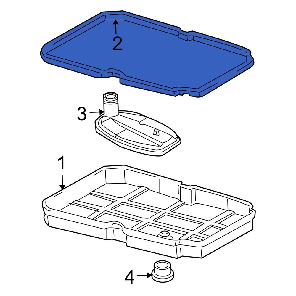 Dodge OE 52108332AA - Transmission Oil Pan Gasket