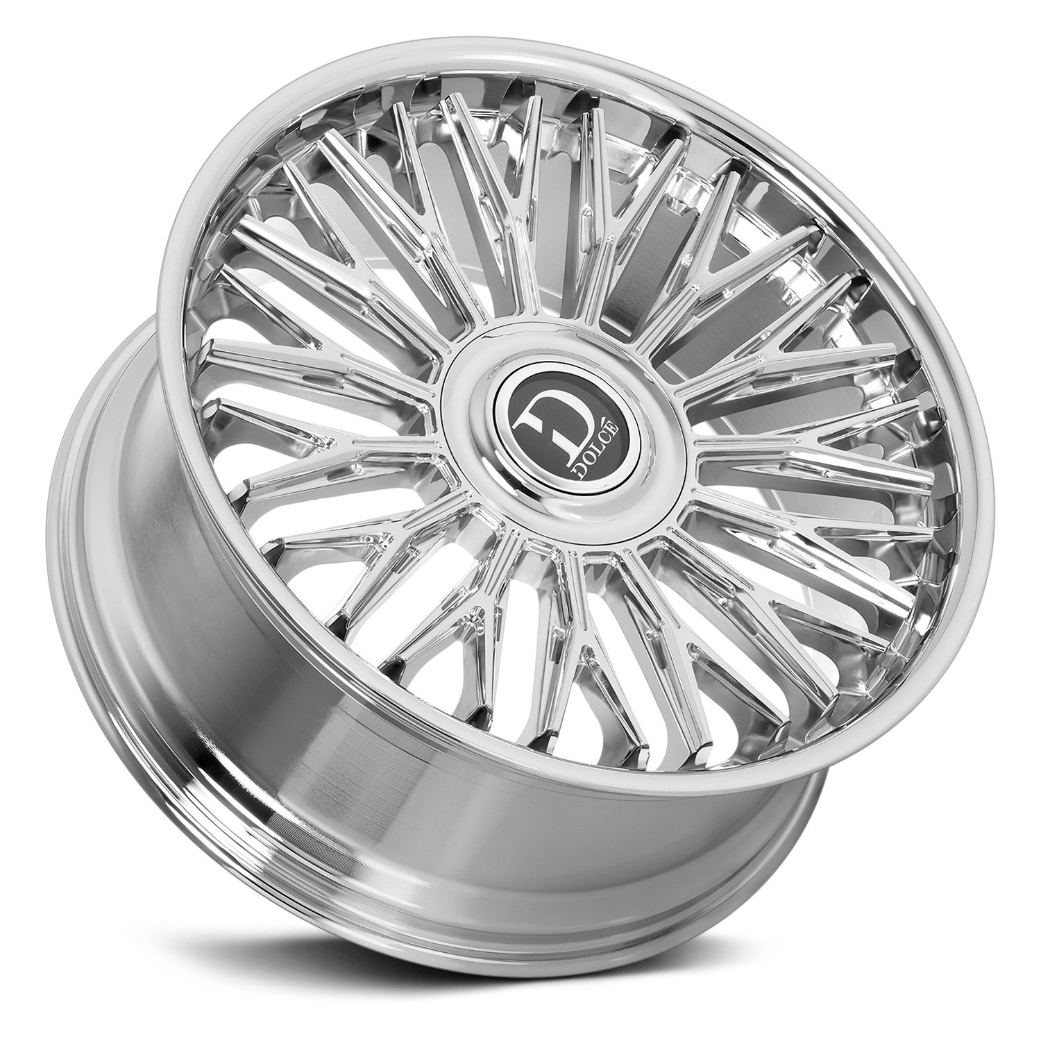 DOLCE LUXURY WHEELS® LUSSO Wheels - Chrome Rims - LUSSO-241036C25-139.7