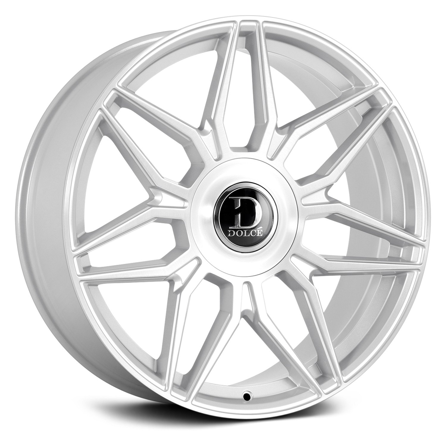 DOLCE LUXURY WHEELS® VERONA Wheels - Gloss Silver with Brushed Face Rims