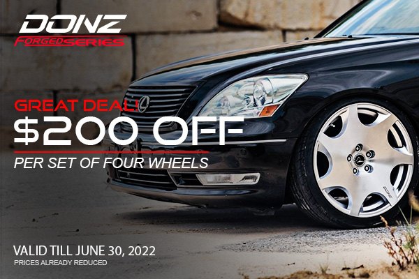 DONZ FORGED® PROFACI 3PC Wheels - Custom Finish Rims