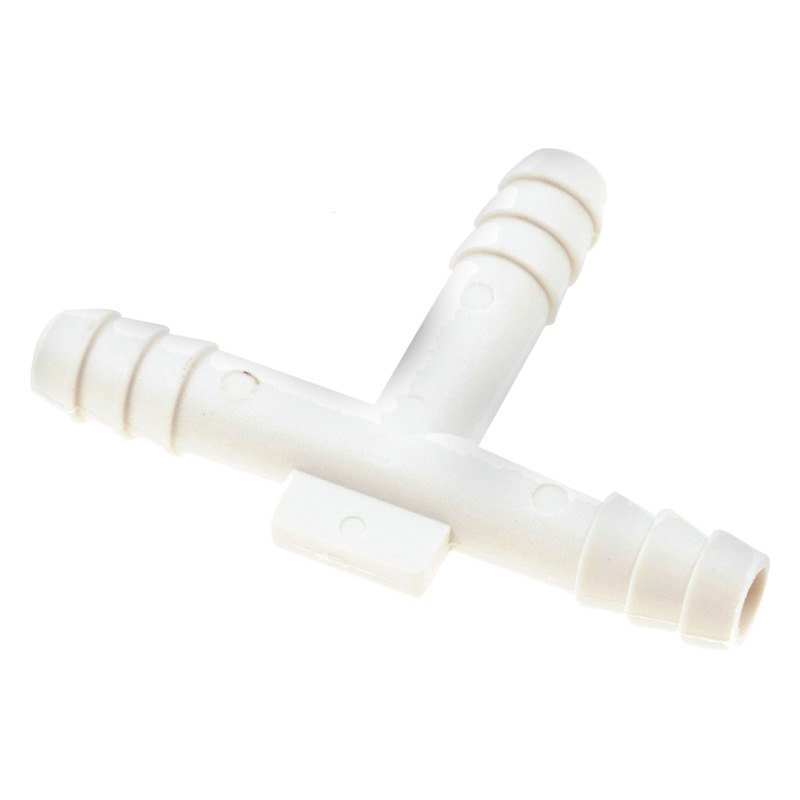 Dorman® 47342 - Hard Vacuum Tubing Connector (T-Piece, White Plastic, 5 ...