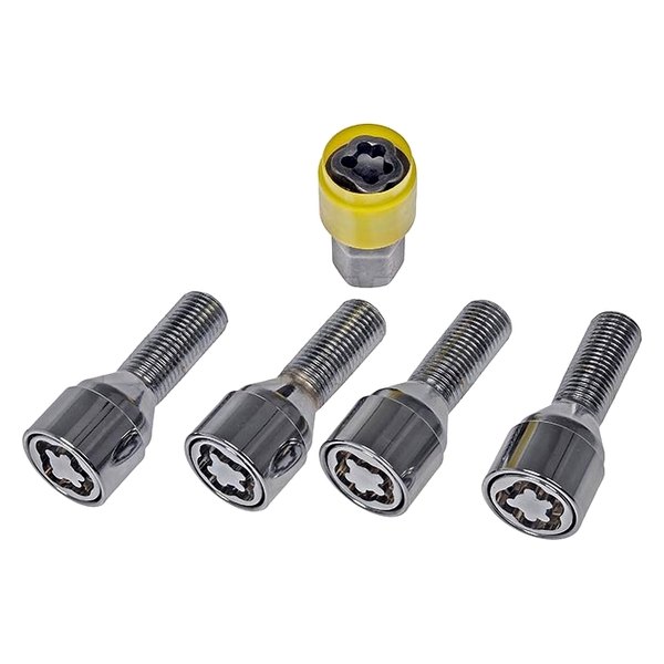 Dorman® 712-690 - Chrome Radius/Ball Seat Bolt Tuner Style Wheel Locks