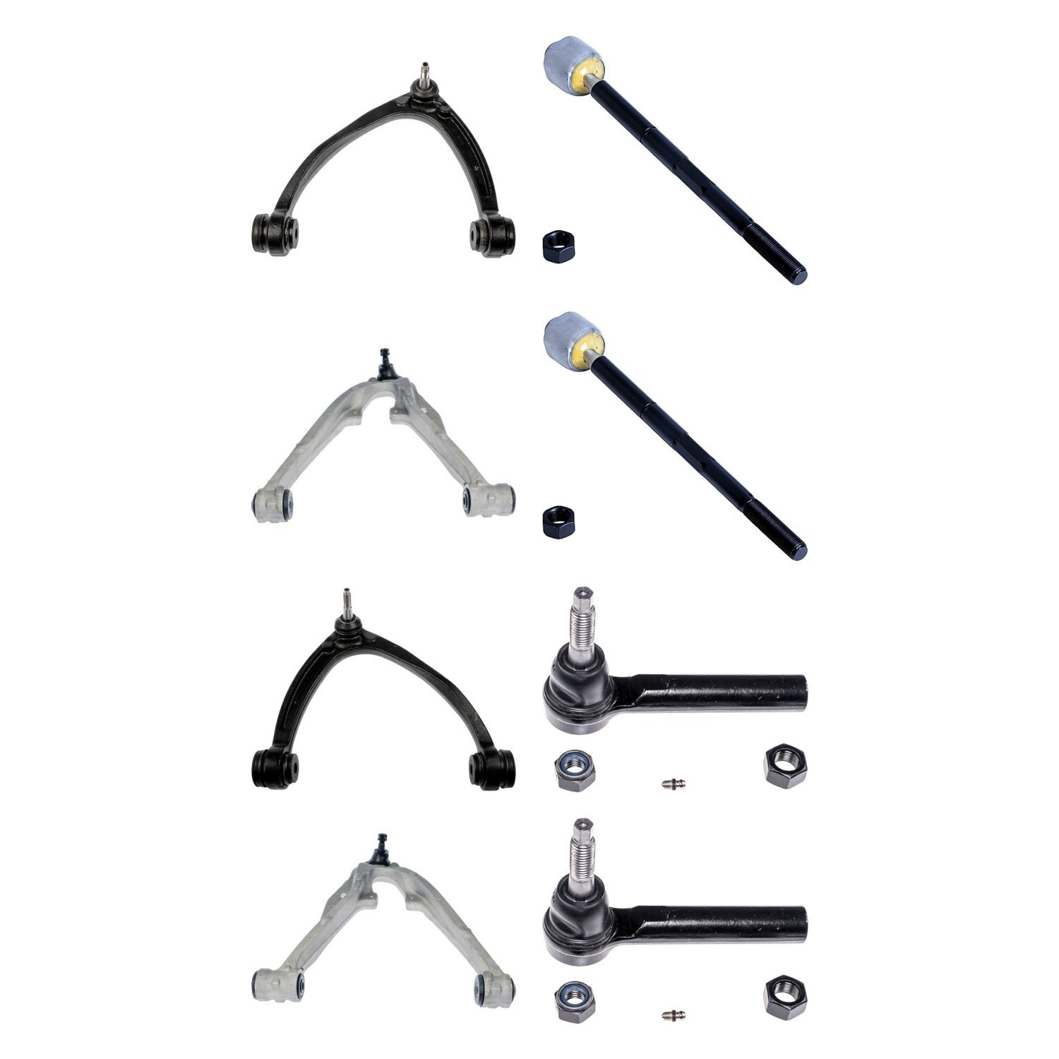 Dorman® BNDL-155639 - OE Solutions™ Front Lower and Upper Control Arm ...