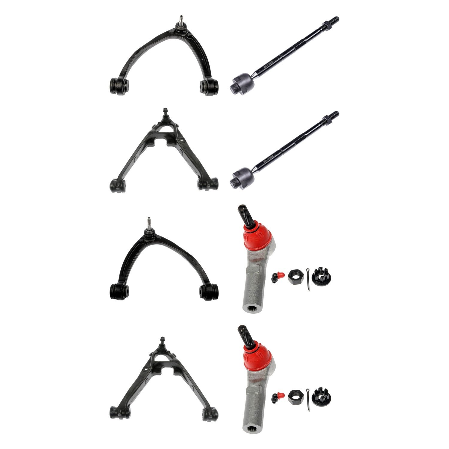Dorman® BNDL-155951 - OE Solutions™ Front Lower and Upper Control Arm ...
