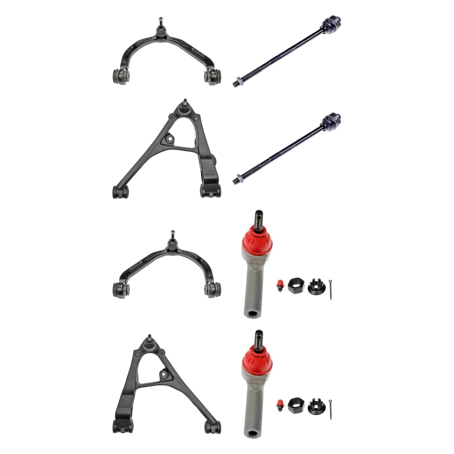 Dorman® BNDL-156012 - OE Solutions™ Front Lower and Upper Control Arm ...