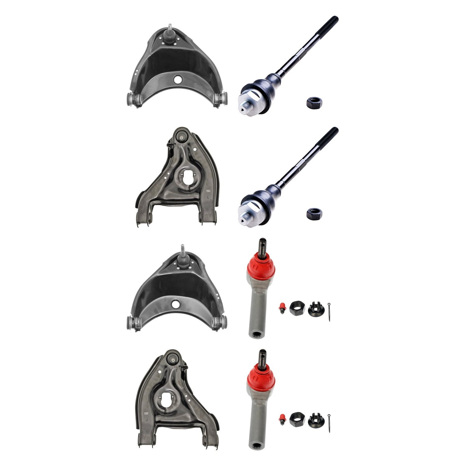 Dorman® BNDL-156064 - OE Solutions™ Front Lower and Upper Control Arm ...