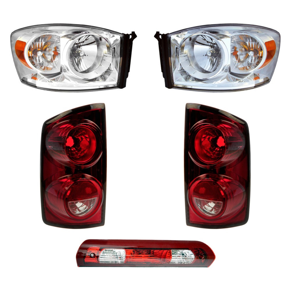 Dorman® BNDL-279547 - 5-Piece Kit (Driver and Passenger Side Headlights ...