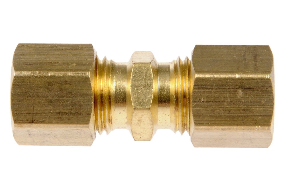 Dorman® 785-304 - AutoGrade™ 1/4" x 1/4" OD Brass Straight Compression ...