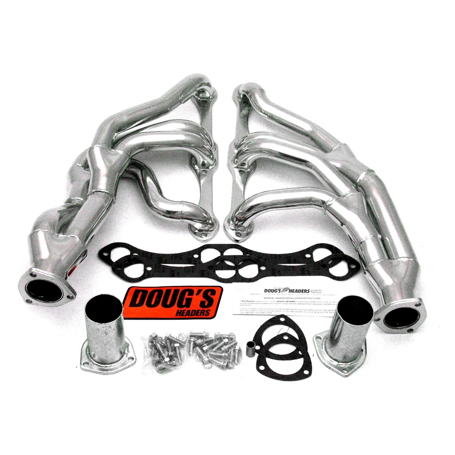 Doug's Headers® D367Y - Tri-Y Metallic Ceramic Coated Long Tube Exhaust ...
