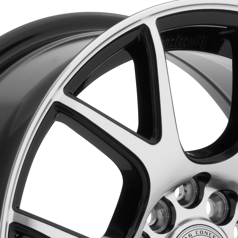 DRAG CONCEPTS® R-19 Wheels - Gloss Black with Machined Face Rims