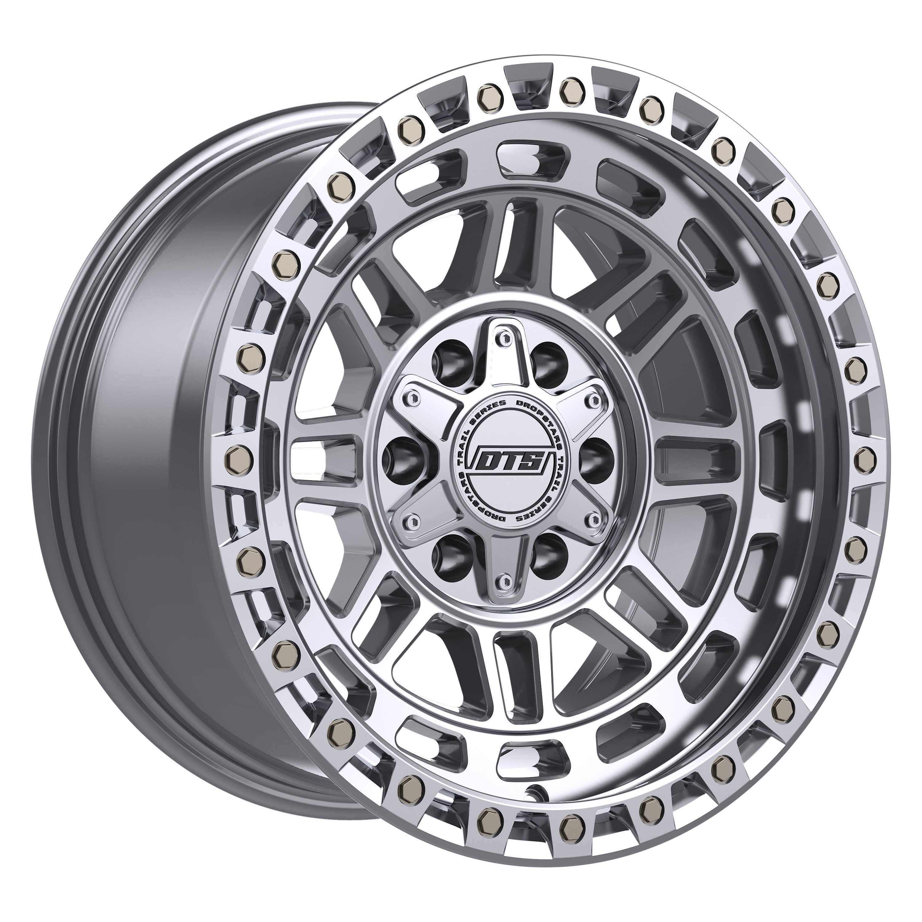 DROPSTARS® 603MS Wheels - Gloss Silver with Machined Face Rims