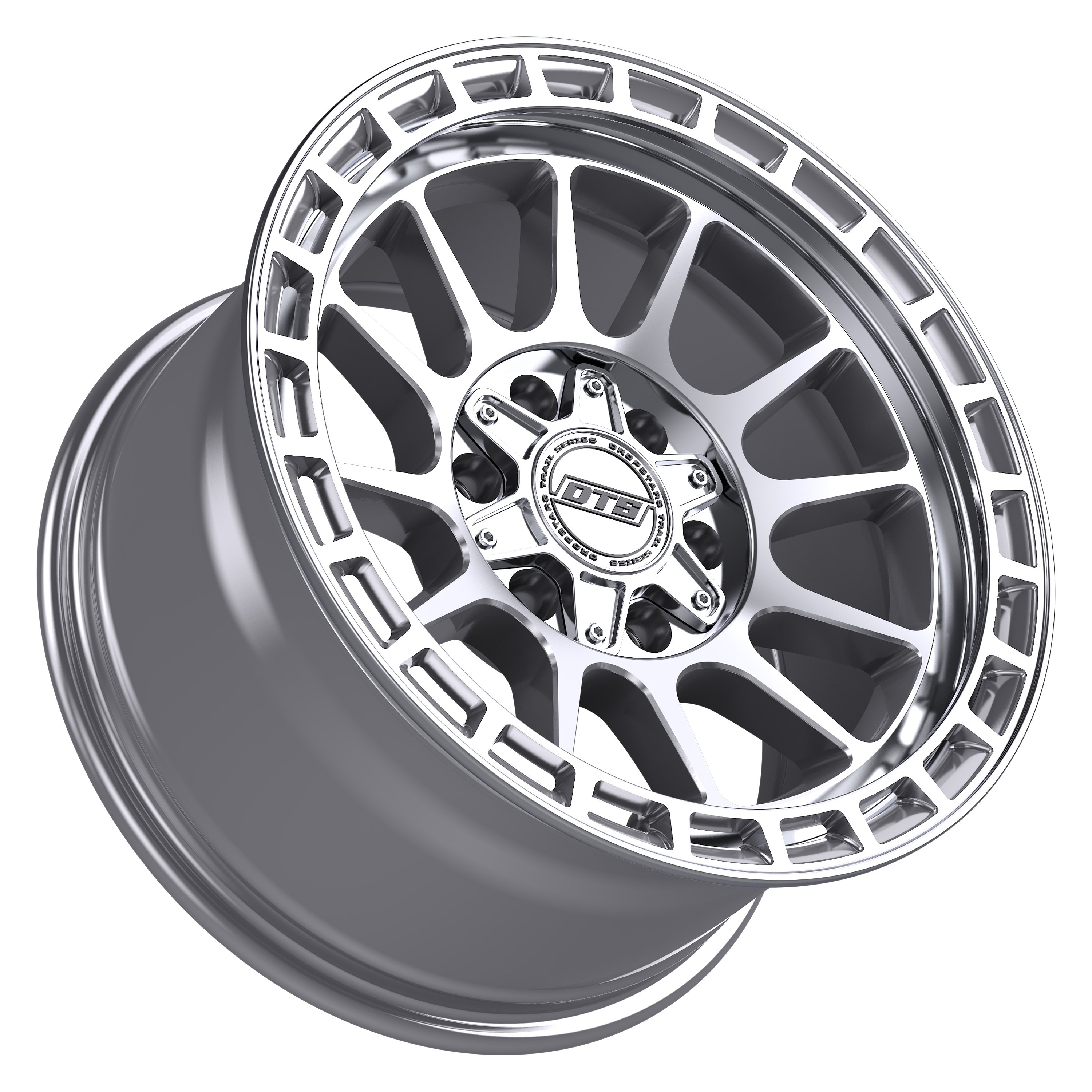 DROPSTARS® 606MS Wheels - Gloss Silver with Machined Face Rims