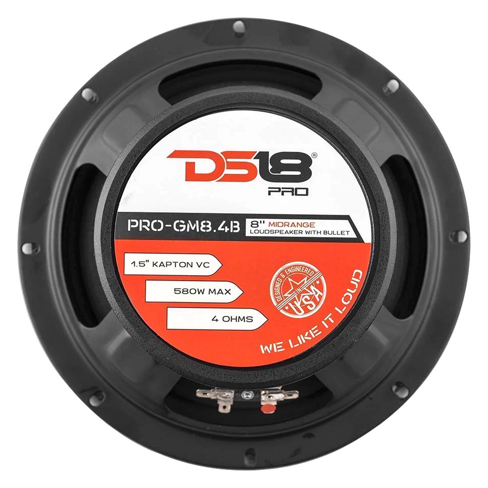 DS18® PRO-HY8.4B - Pro Series 8" 500W 4 Ohm Midrange Speaker with Built ...