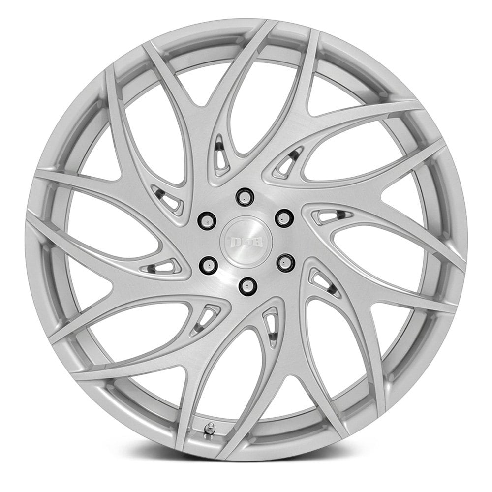 DUB® S261 G.O.A.T. Wheels - Silver with Brushed Face Rims