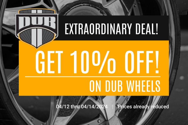 DUB® S802 STORM Wheels - Custom Finish Rims