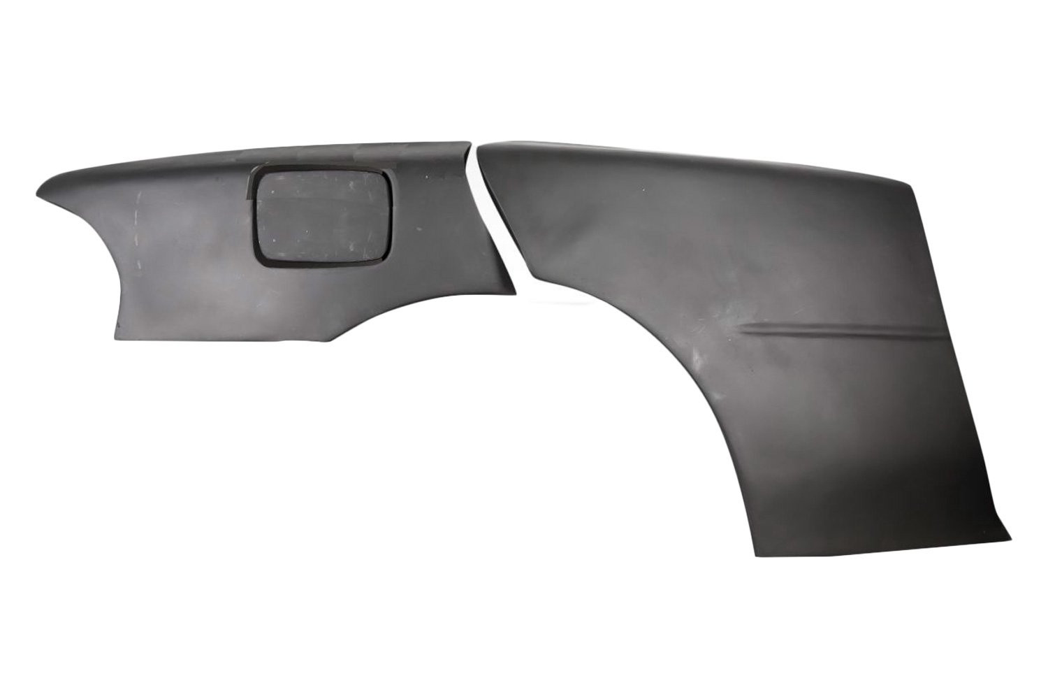 Duraflex® 114815 - 22B Look Style Fiberglass Rear Fender Flares (Unpainted)